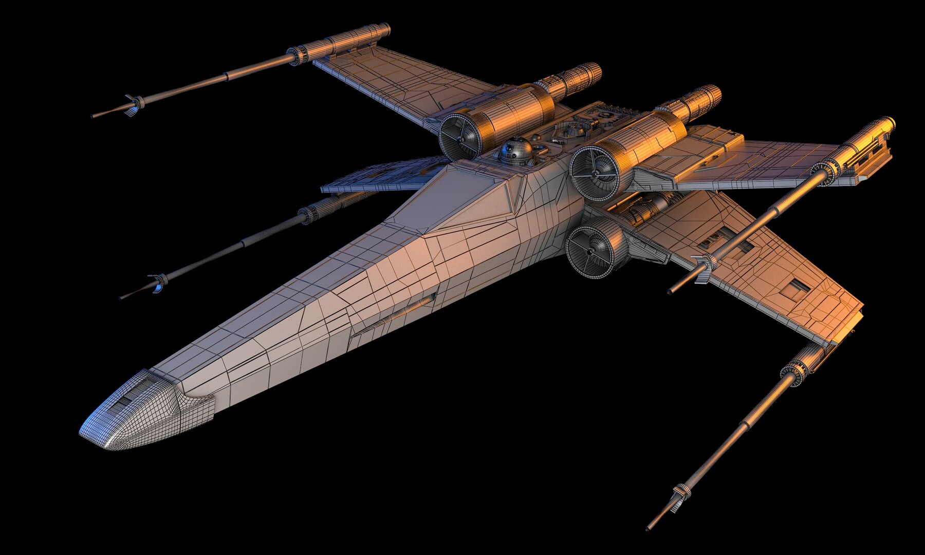 ArtStation - X-WING Star Wars | Resources