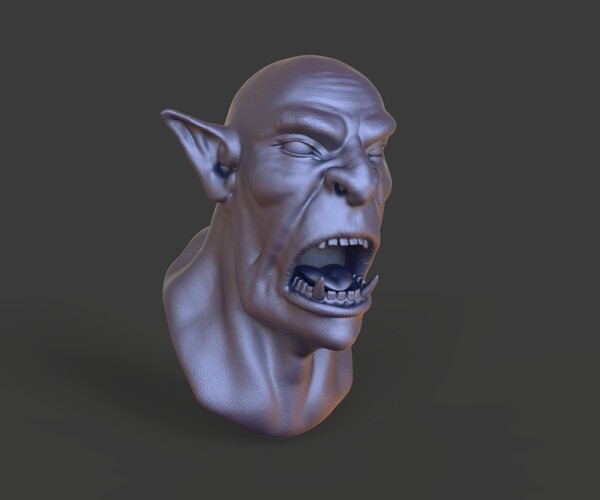 ArtStation - Head-F13_high poly sculpt | Resources