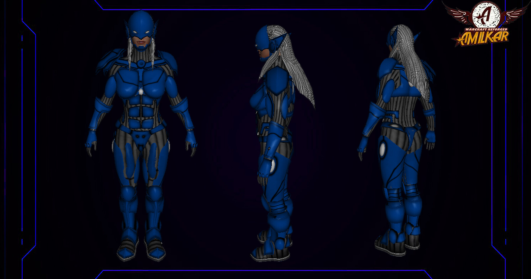 ArtStation - "Female Space Elf" --Rigged Ready for Games-- | Game Assets