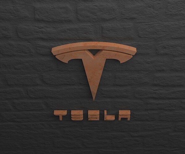 ArtStation - Tesla Cars Logo | Resources