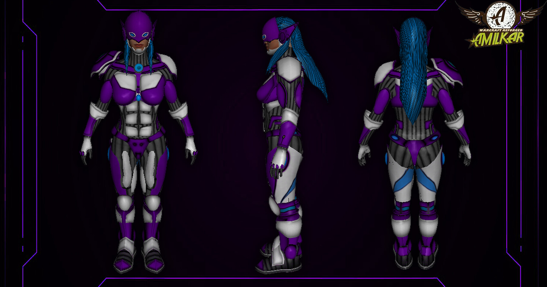 ArtStation - "Female Space Elf" --Rigged Ready for Games-- | Game Assets