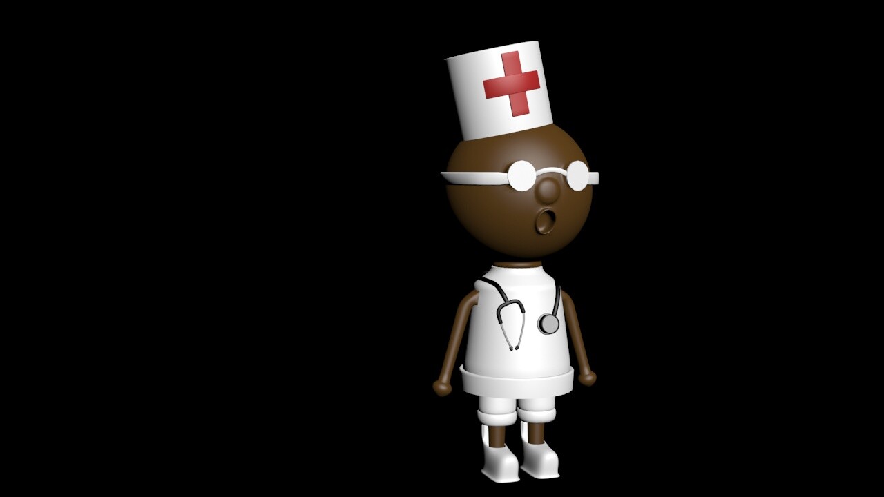 ArtStation - Collection of seven 3D models of the toys "Chocolate man ...