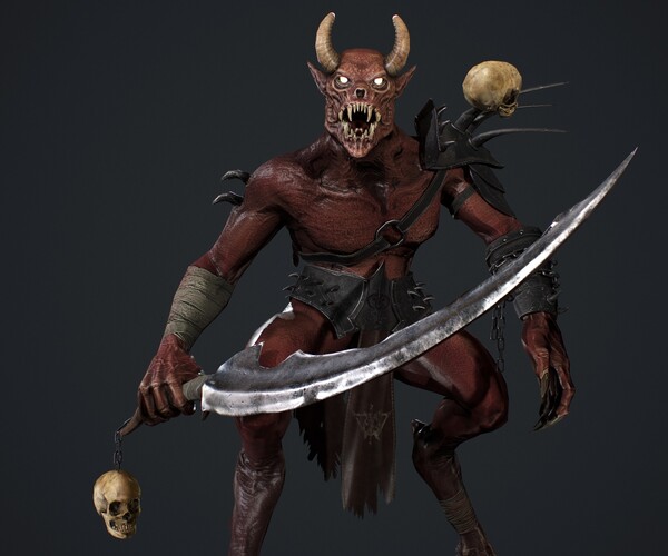 ArtStation - Demon 2 | Game Assets