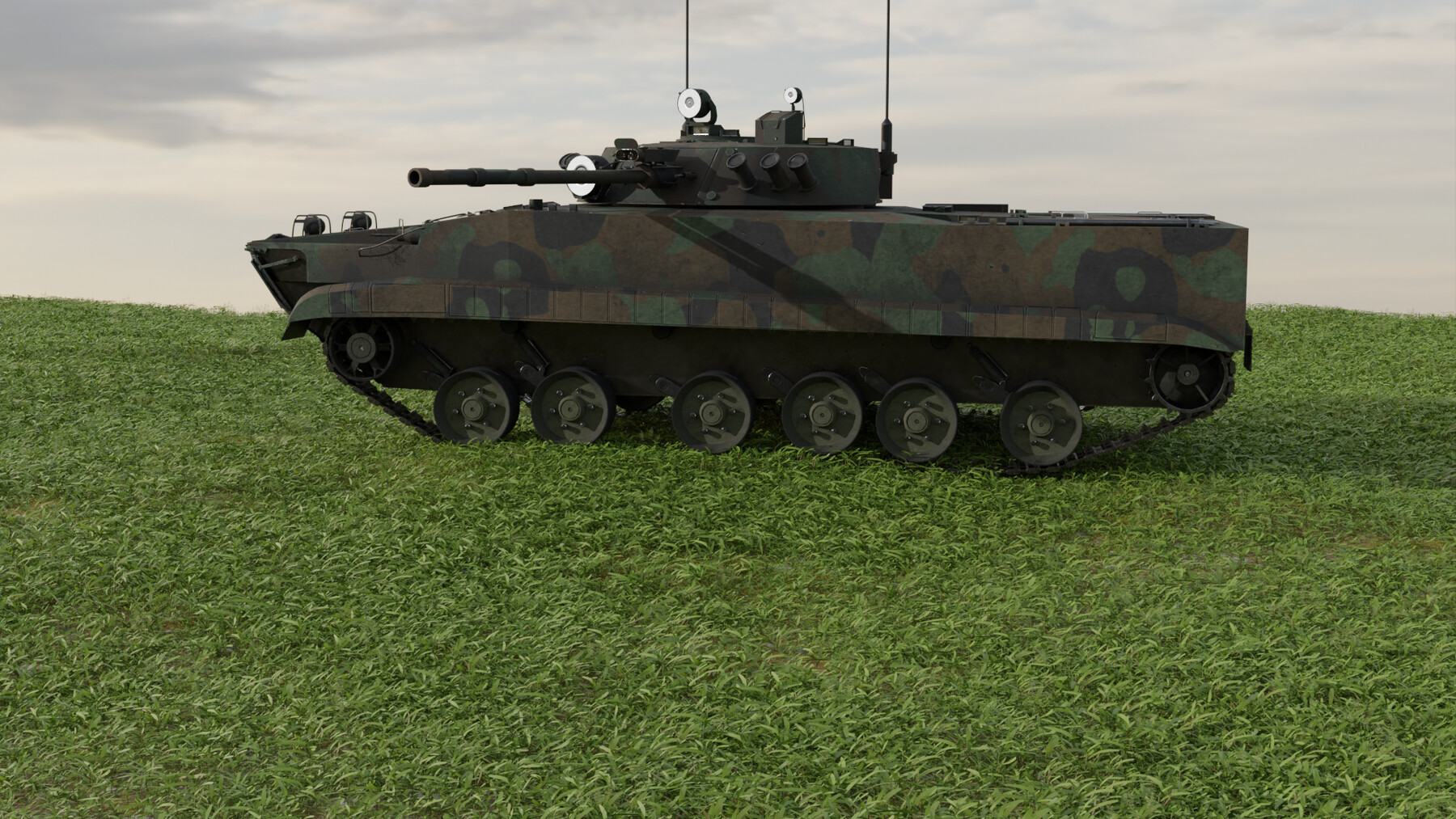 ArtStation - BMP-3 Armored Vehicle | Resources