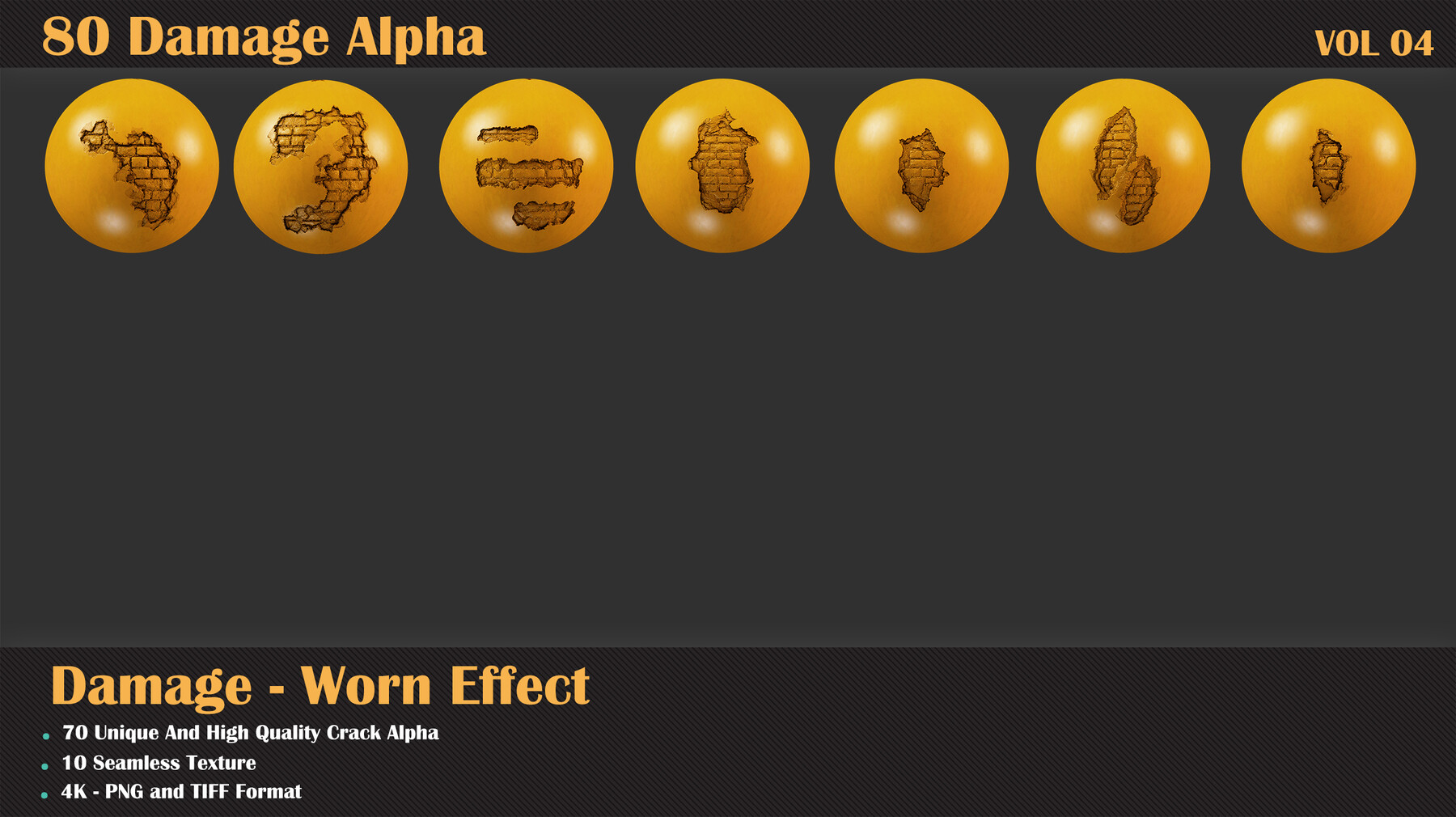 ArtStation - 80 Damage Alpha - VOL 04 | Brushes