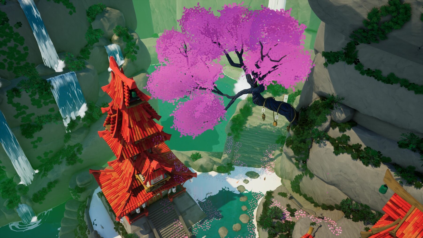 ArtStation - Stylized Japanese Mountain Shrine | Game Assets