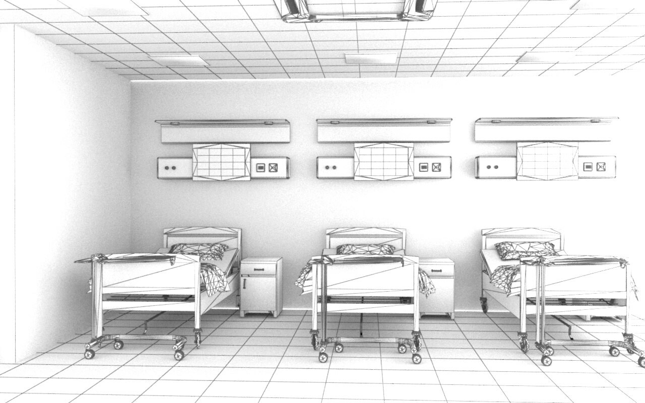 ArtStation - Hospital Ward 2 | Resources
