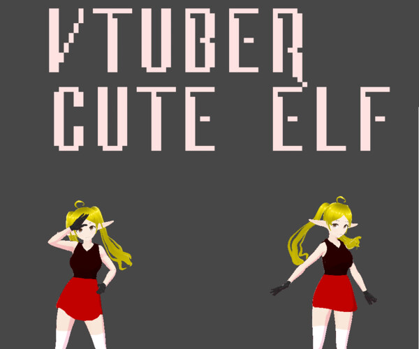 ArtStation - VTuber Cute Elf [Commercial Use] | Resources
