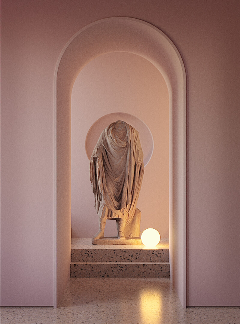 ArtStation - Unreal Engine | Path Tracer Render Template | Pink Room ...