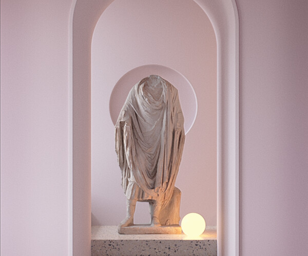 ArtStation - Unreal Engine | Path Tracer Render Template | Pink Room ...