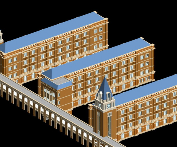 ArtStation - School building 013 | Resources