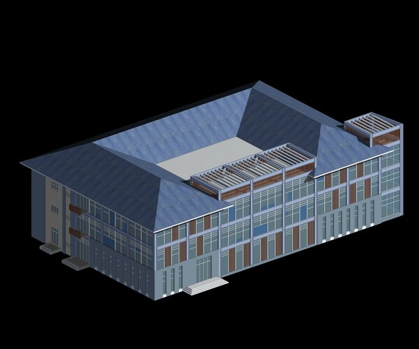 ArtStation - School building 019 | Resources