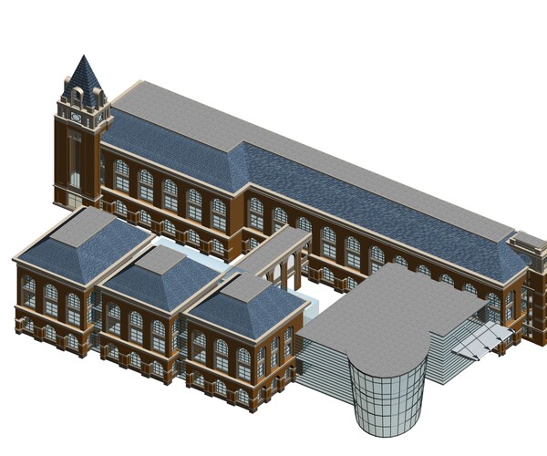 ArtStation - School building 027 | Resources