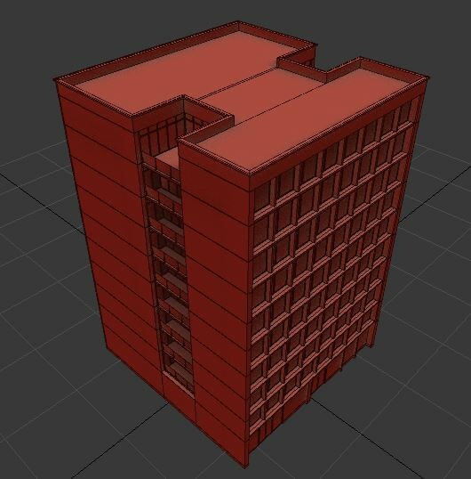 ArtStation - Modern office building No. 1 | Game Assets