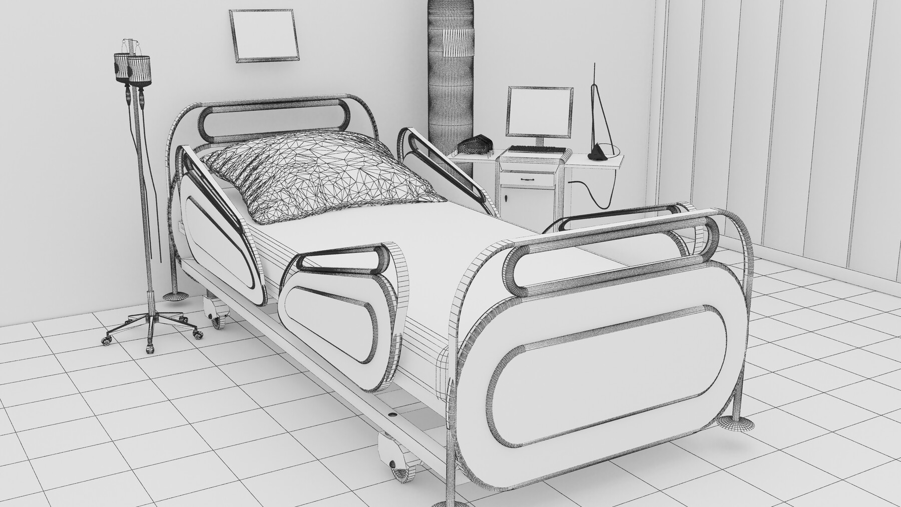 ArtStation - Intensive Care Unit 3 | Resources