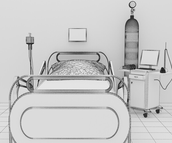 ArtStation - Intensive Care Unit 3 | Resources