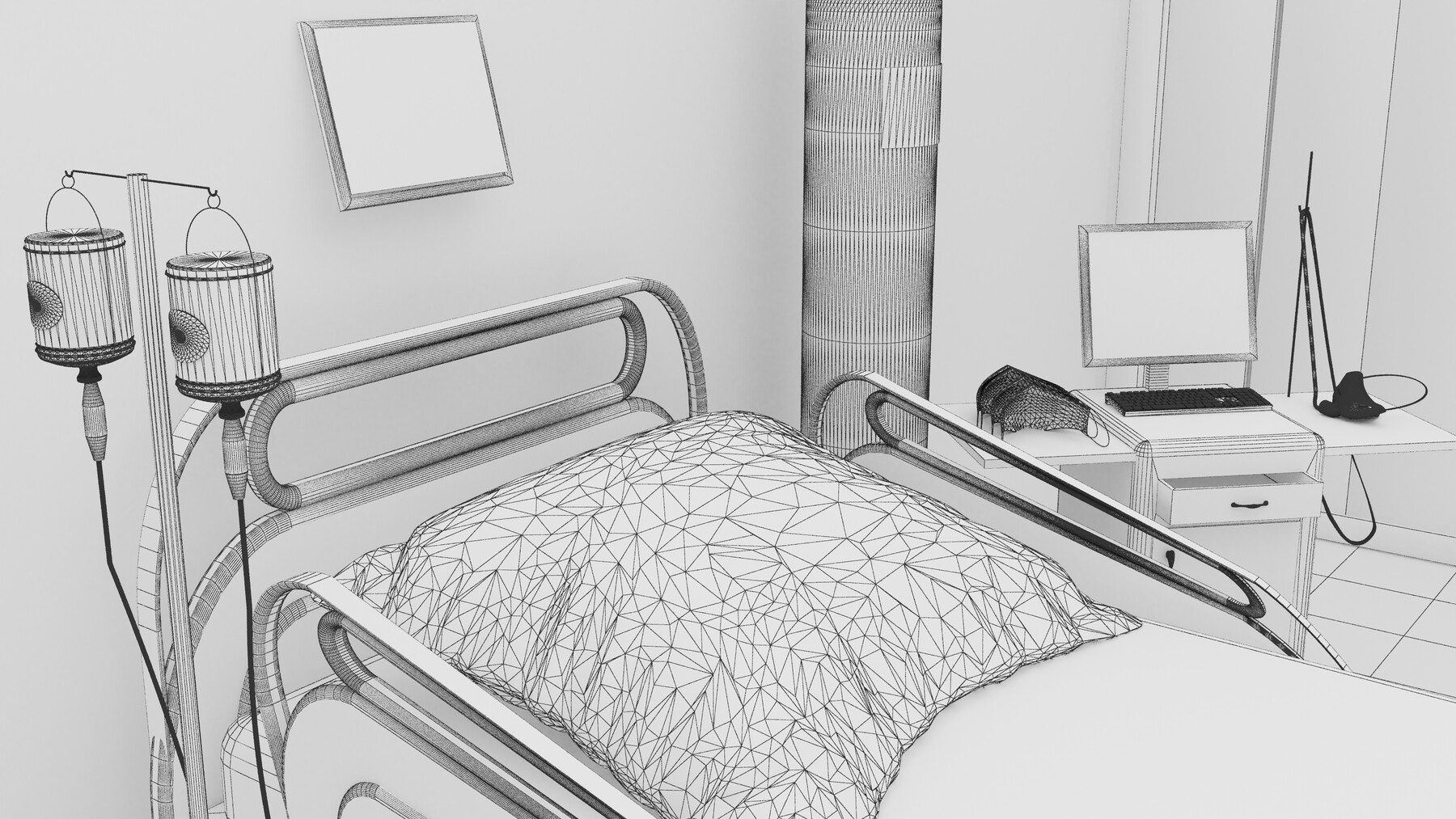 ArtStation - Intensive Care Unit 3 | Resources