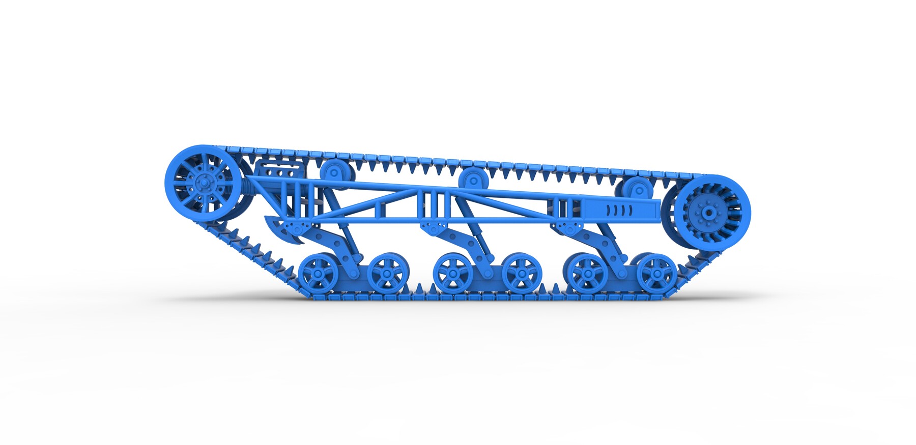 ArtStation - 3D printable Diecast Track chassis Scale 1 to 25 | Resources