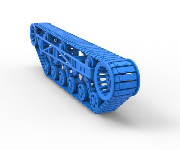 ArtStation - 3D printable Diecast Track chassis Scale 1 to 25 | Resources