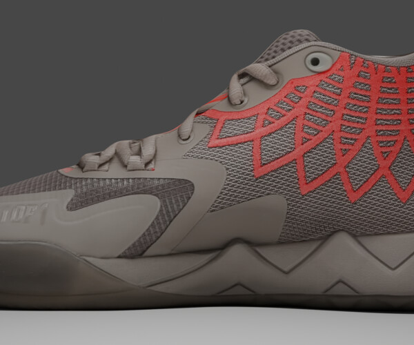 ArtStation - Puma MB.01 LaMelo Ball Rock Ridge Red Blast | Game Assets