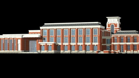 ArtStation - School building 064 | Resources