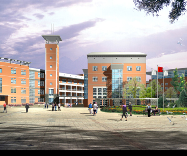 ArtStation - School building 080 | Resources