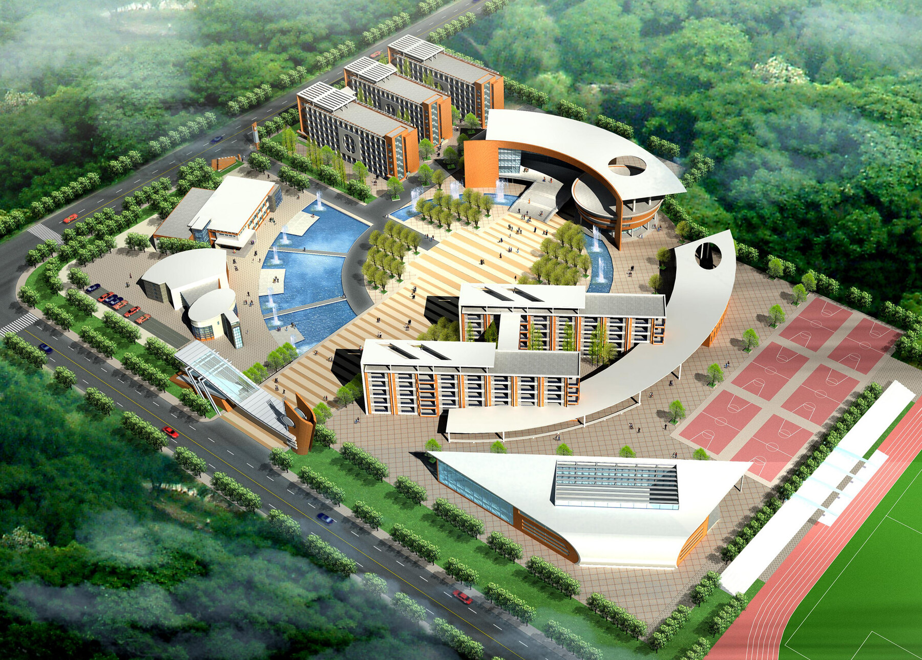 ArtStation - School building 094 | Resources