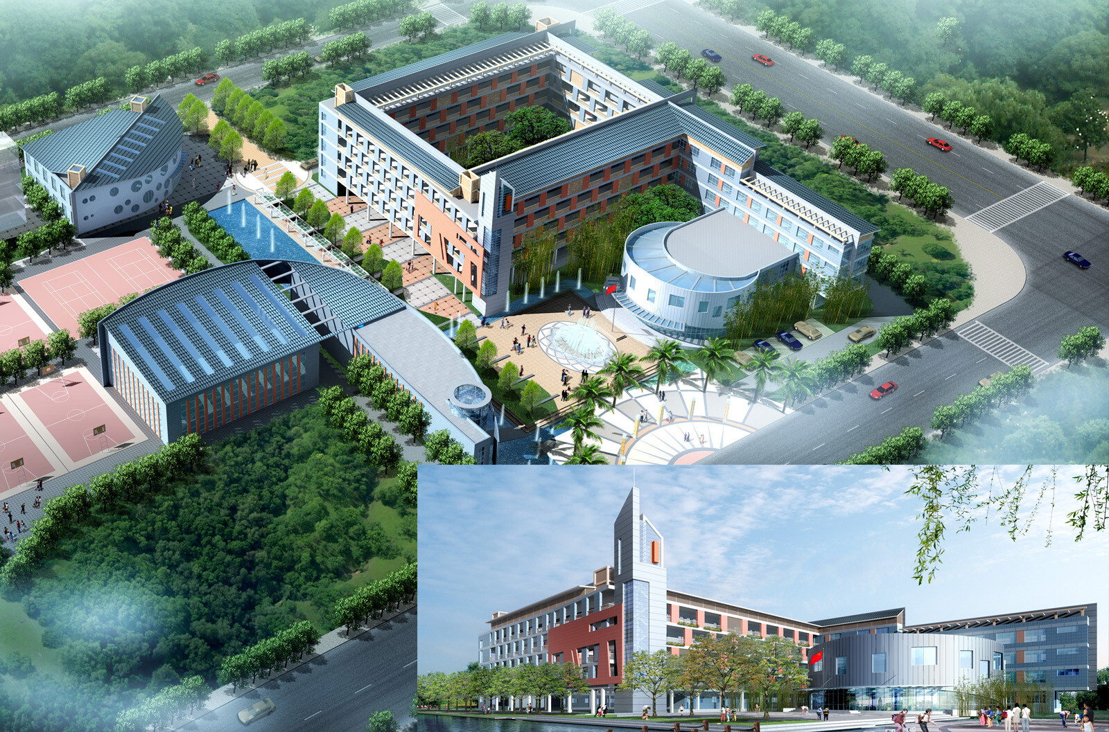 ArtStation - School building 105 | Resources