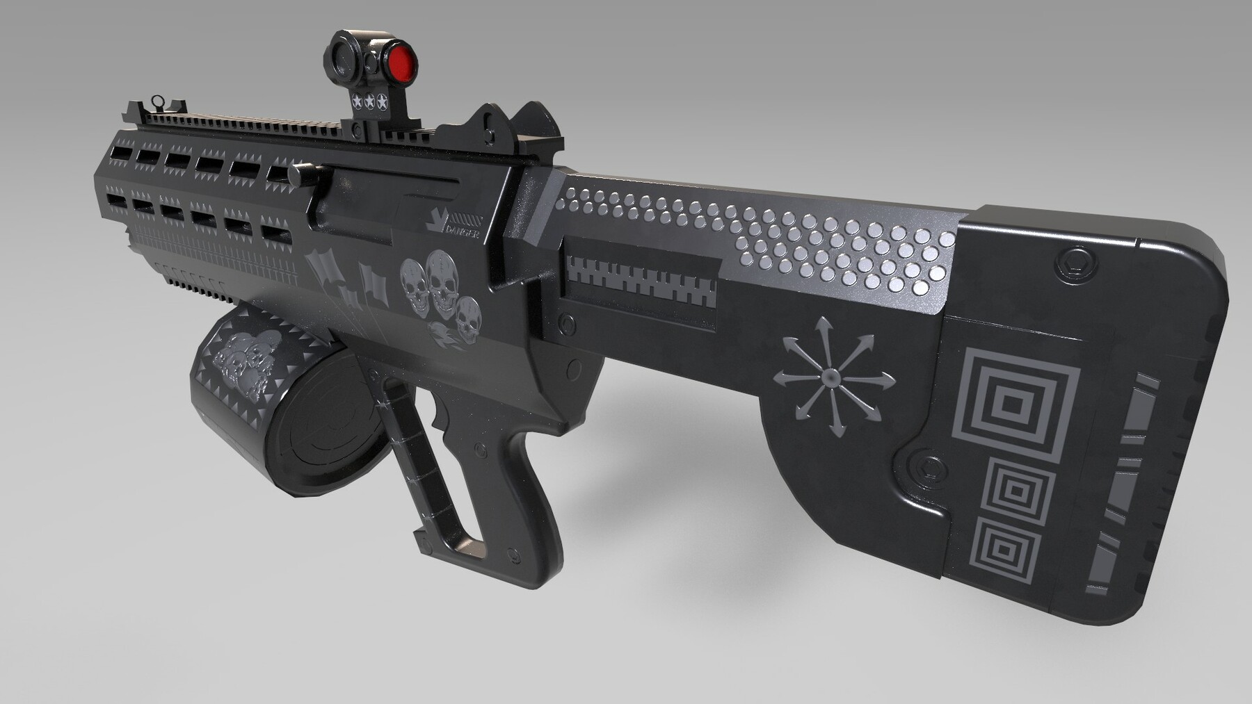 ArtStation - Shot Gun from Hell, updated | Game Assets