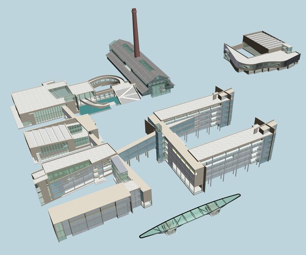 ArtStation - School building 111 | Resources