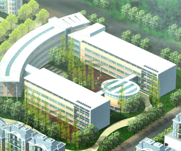 ArtStation - School building 113 | Resources