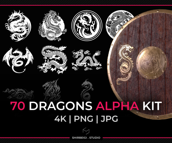 ArtStation - 70 Dragons Alpha Kit | Brushes