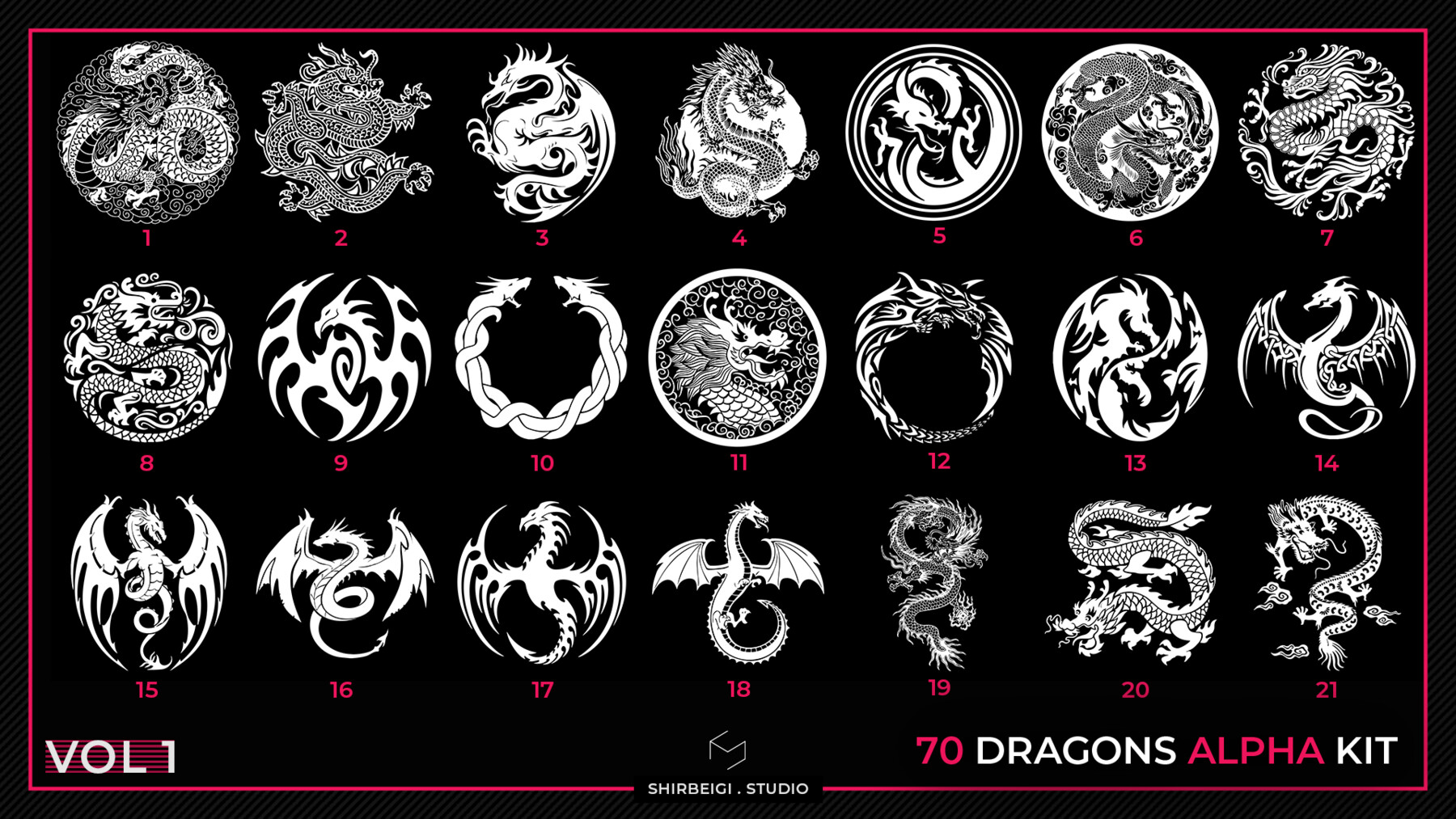 Mohammad Shirbeigi - 70 Dragons Alpha Kit