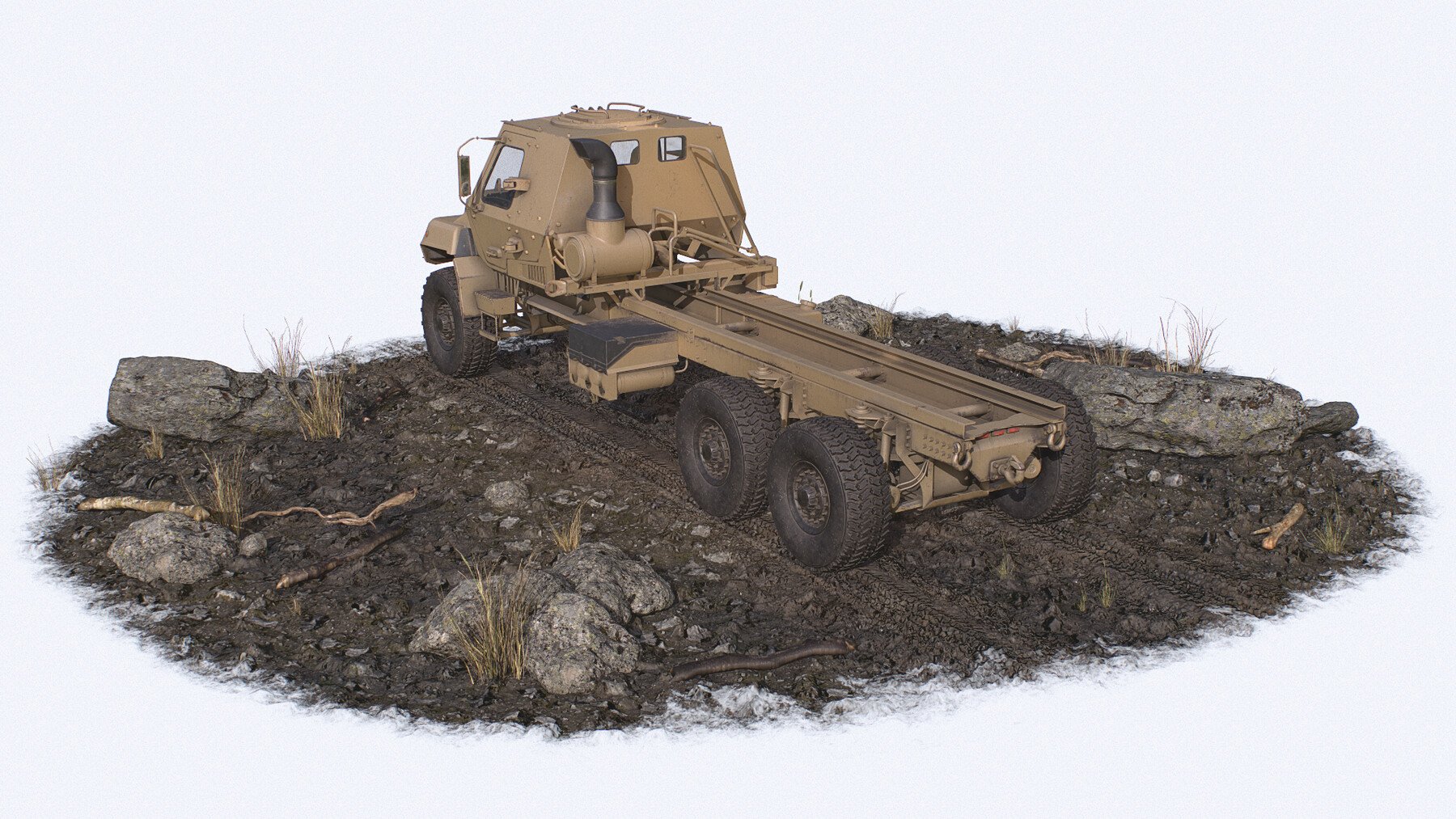 ArtStation - Oshkosh FMTV A2 Military Truck | Game Assets