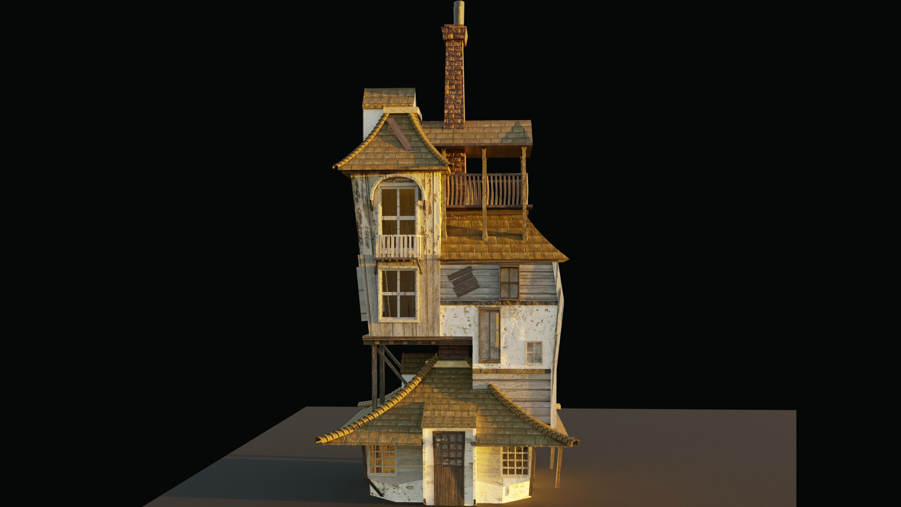 ArtStation - Harry Potter Weasley House (The Burrow) | Resources