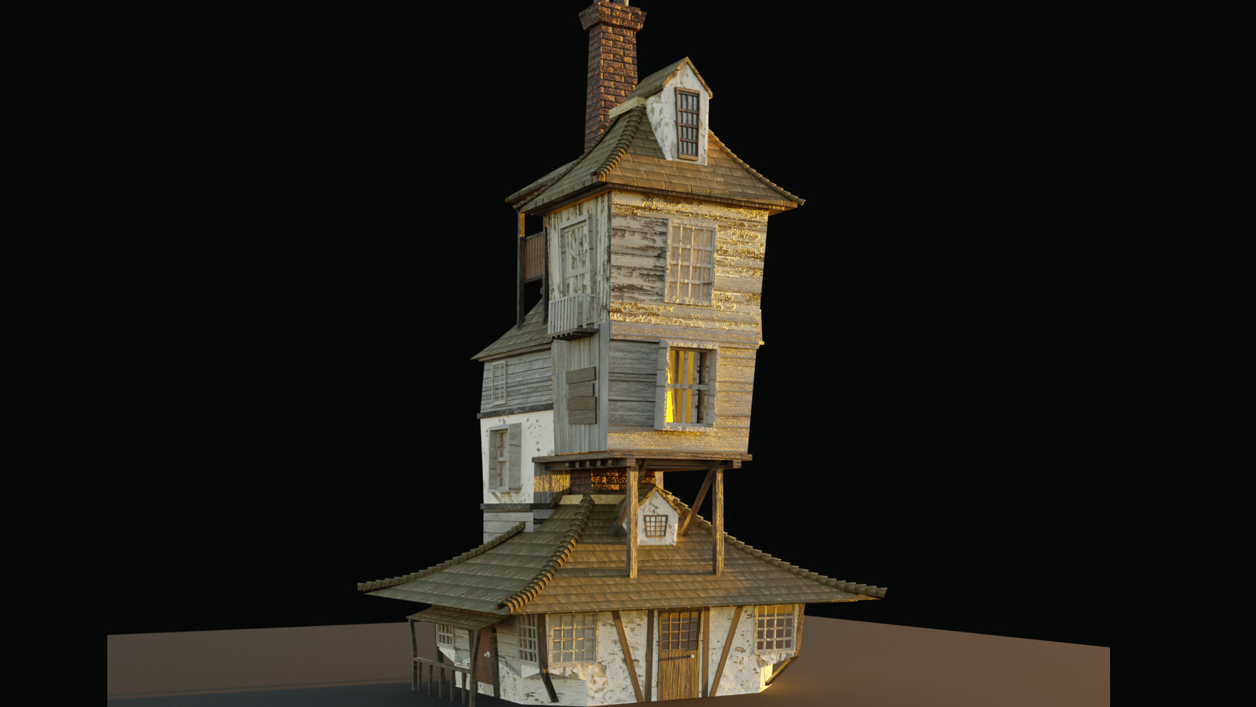 ArtStation - Harry Potter Weasley House (The Burrow) | Resources