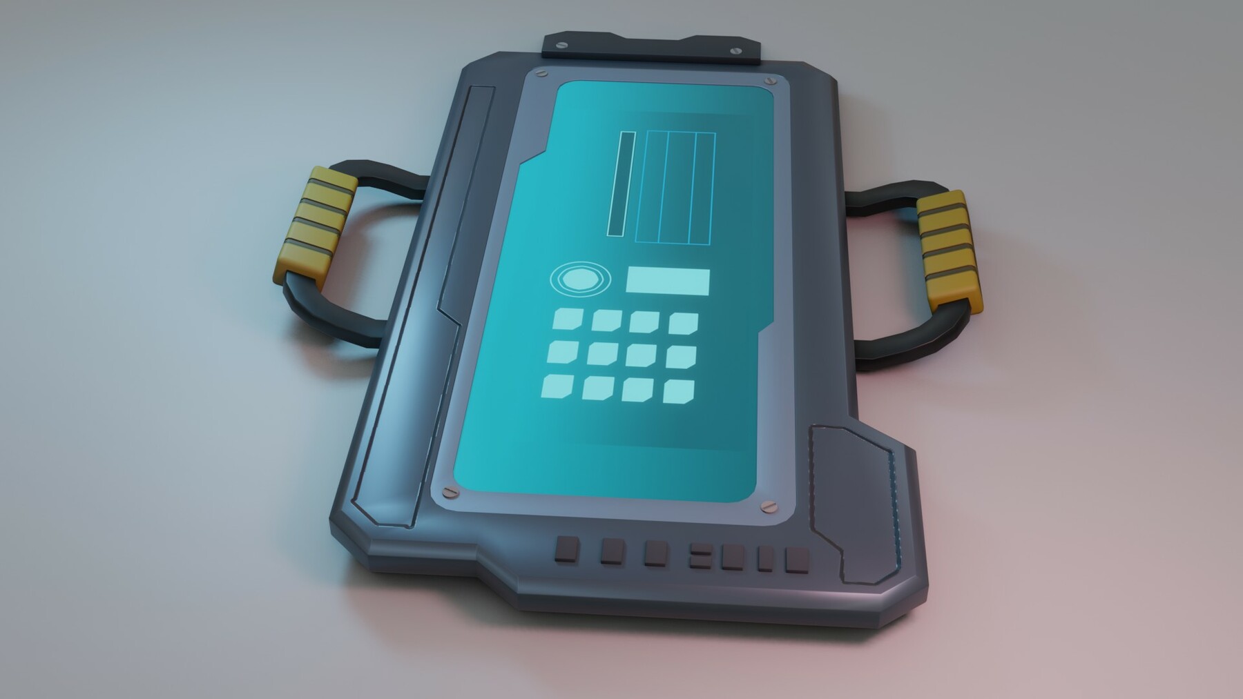 ArtStation - Sci-Fi Tablet - Low Poly - Game Ready - PBR | Game Assets