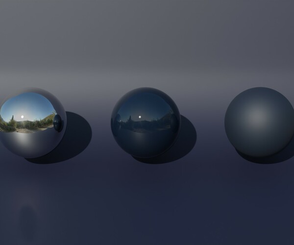 ArtStation - HDRi - Trail, Trees And Mountains | Resources