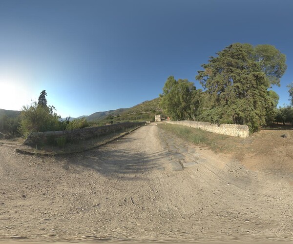 ArtStation - HDRi - Trail, Trees And Mountains | Resources