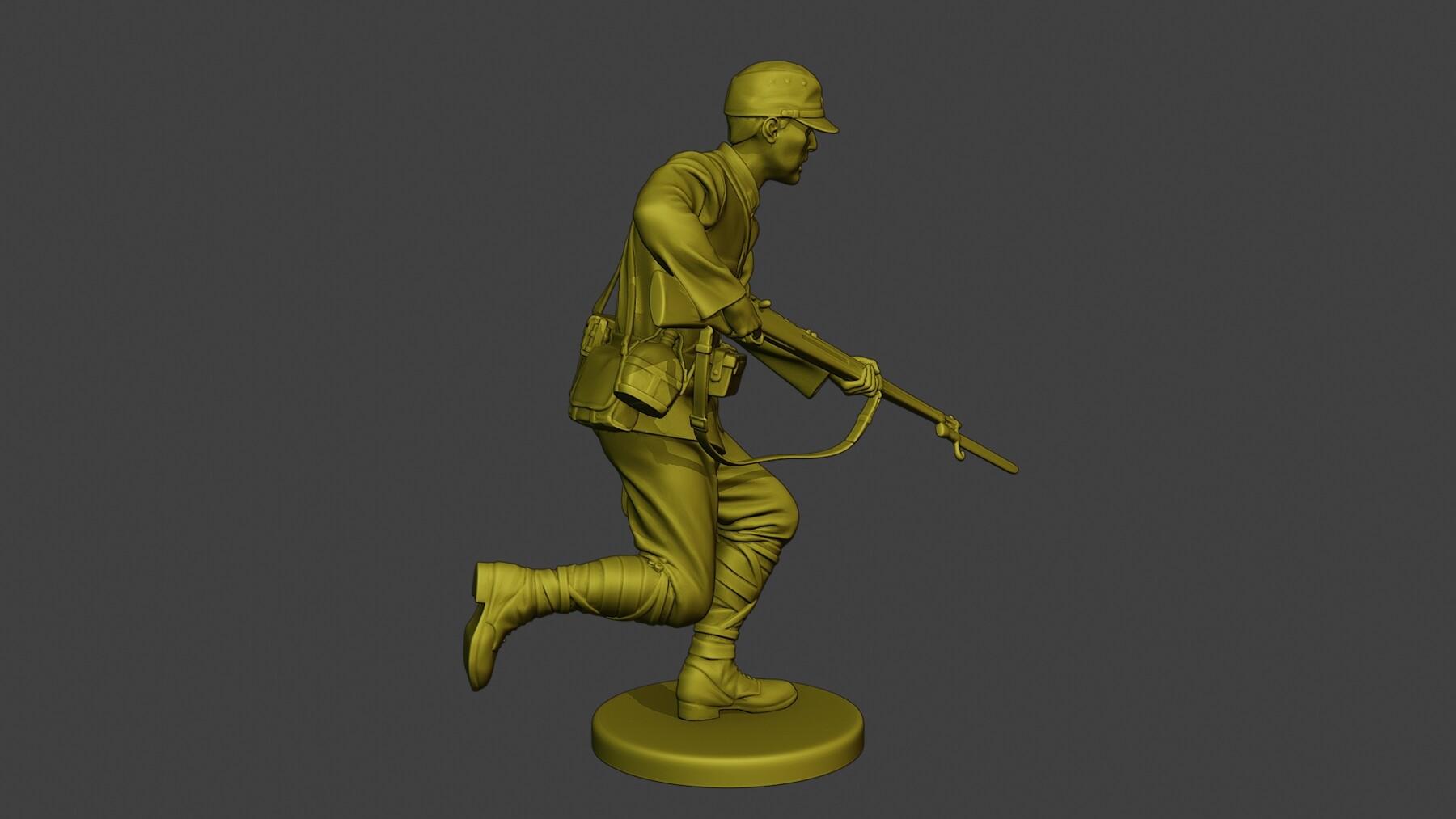 ArtStation - Japanese soldier ww2 Attack3 J2 | Resources