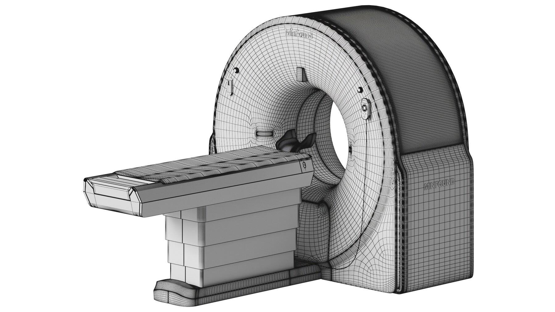 ArtStation - MinFound - ScintCare Blue 755 CT scanner | Resources