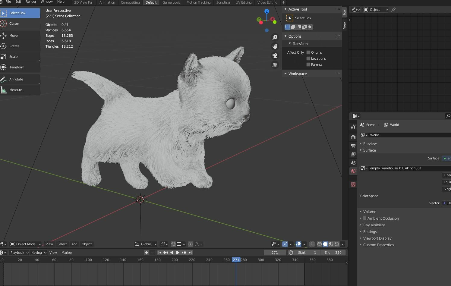 ArtStation - Fur Cute Cat kitten yellow animated | Game Assets