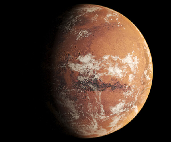 Artstation Mars Planet Resources