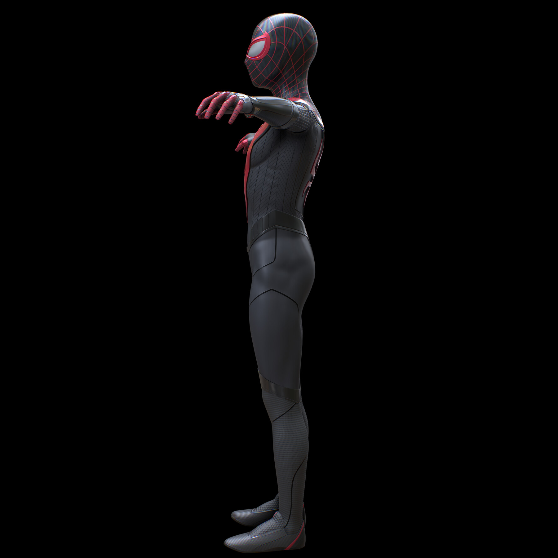 ArtStation - SPIDERMAN MILES MORALES HIGH QUALITY 3D MODEL PACK | Game ...