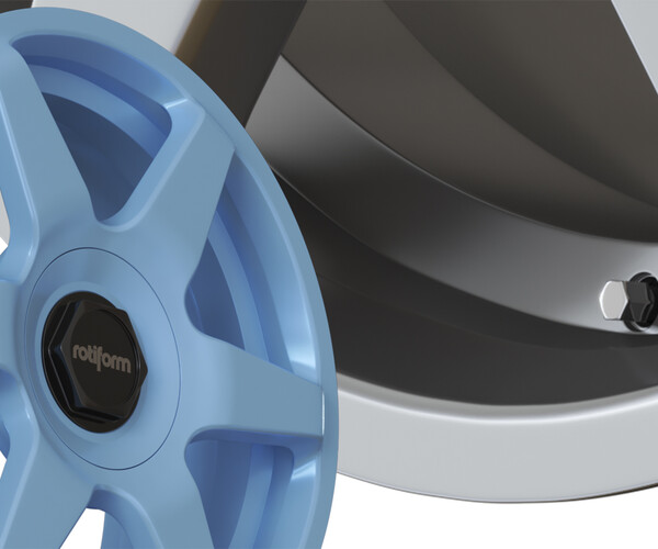 ArtStation - ROTIFORM SIX - car rims | Resources