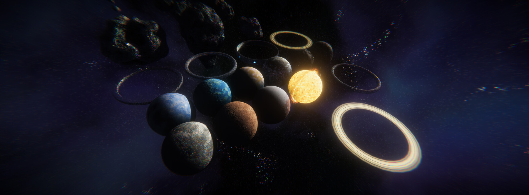 ArtStation - Celestial Body + Space HDRi Mini Package | Game Assets