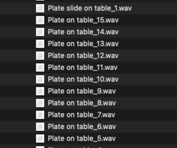 ArtStation - Dining Sound Effects | Game Assets