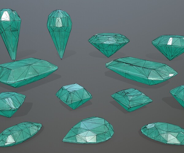 ArtStation - Gem Set | Game Assets