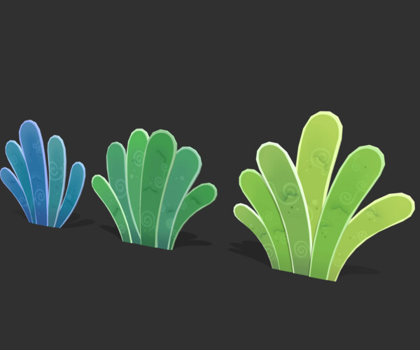 ArtStation - bush type | Game Assets