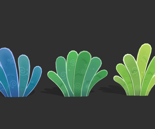 ArtStation - bush type | Game Assets